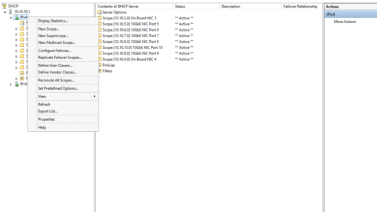 How To Set Dhcp Scopes
